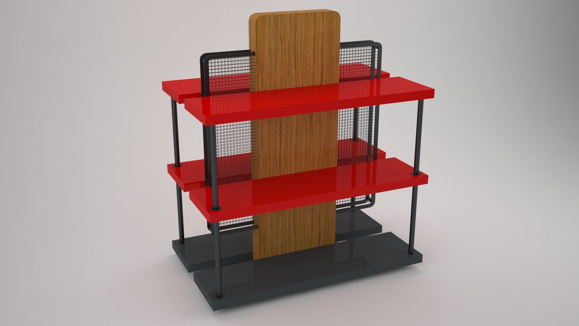 Market Stand 3D model | CGTrader