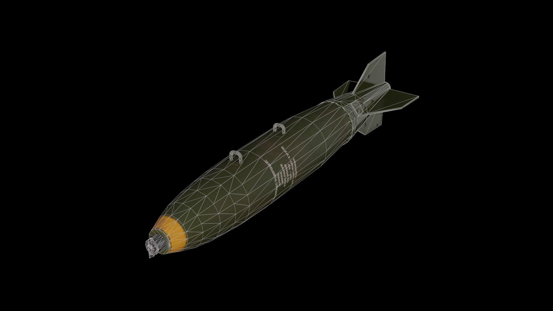3D model Mk82 500lb Bomb VR / AR / low-poly | CGTrader