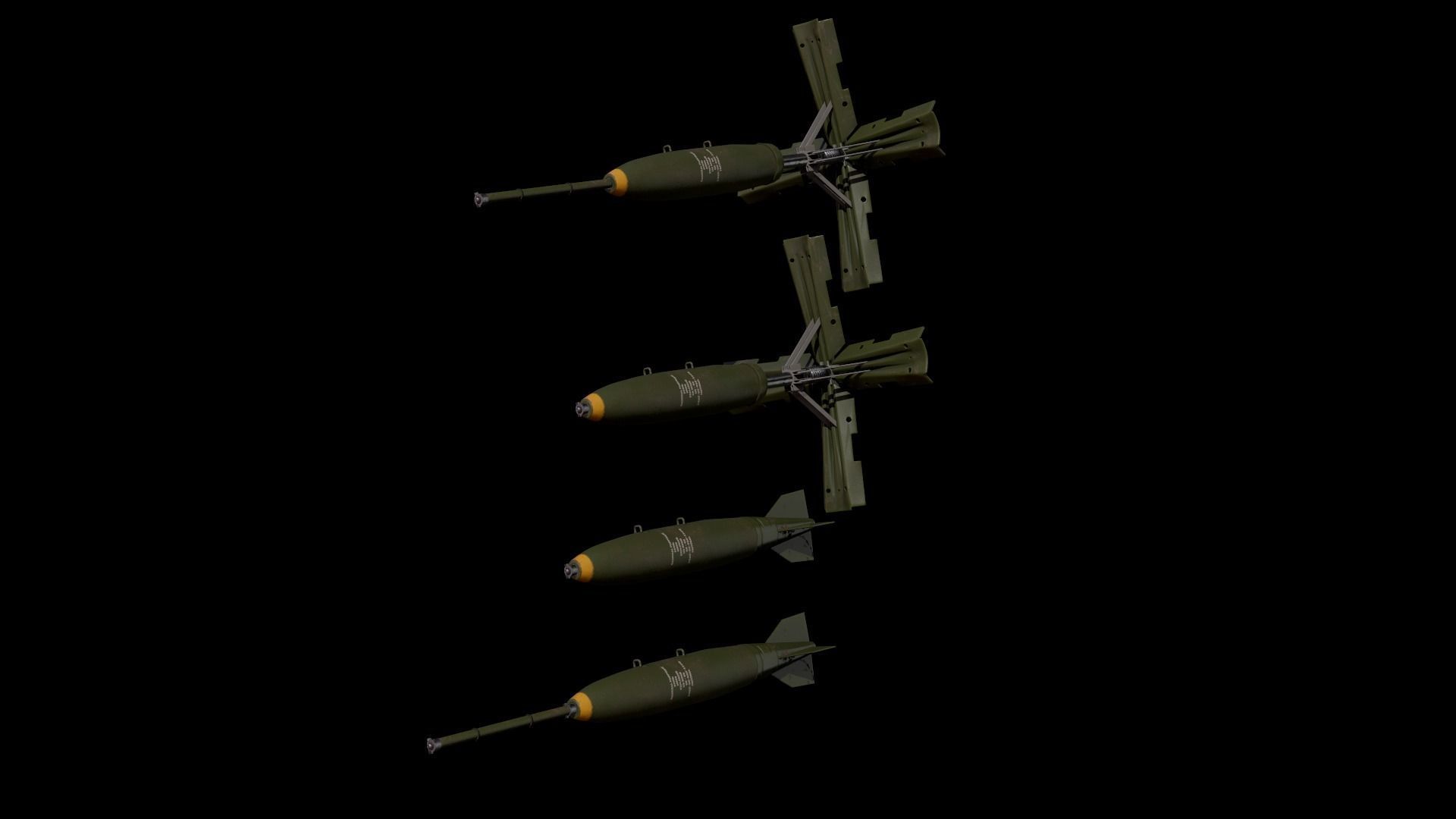 3D model Mk82 500lb Bomb VR / AR / low-poly | CGTrader