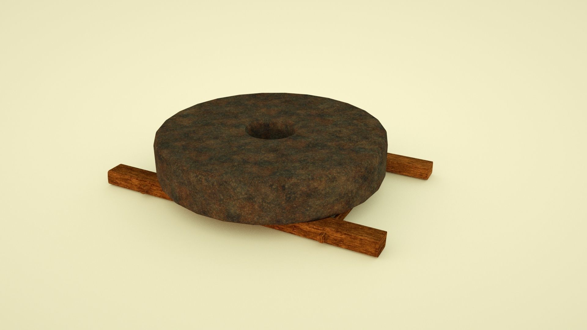 Medieval Grindstone 3D model | CGTrader