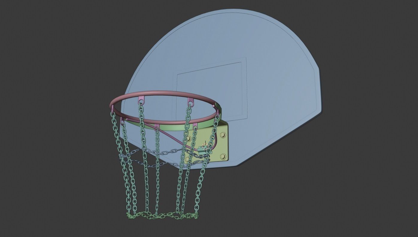 3D model Basketball Hoop VR / AR / low-poly | CGTrader
