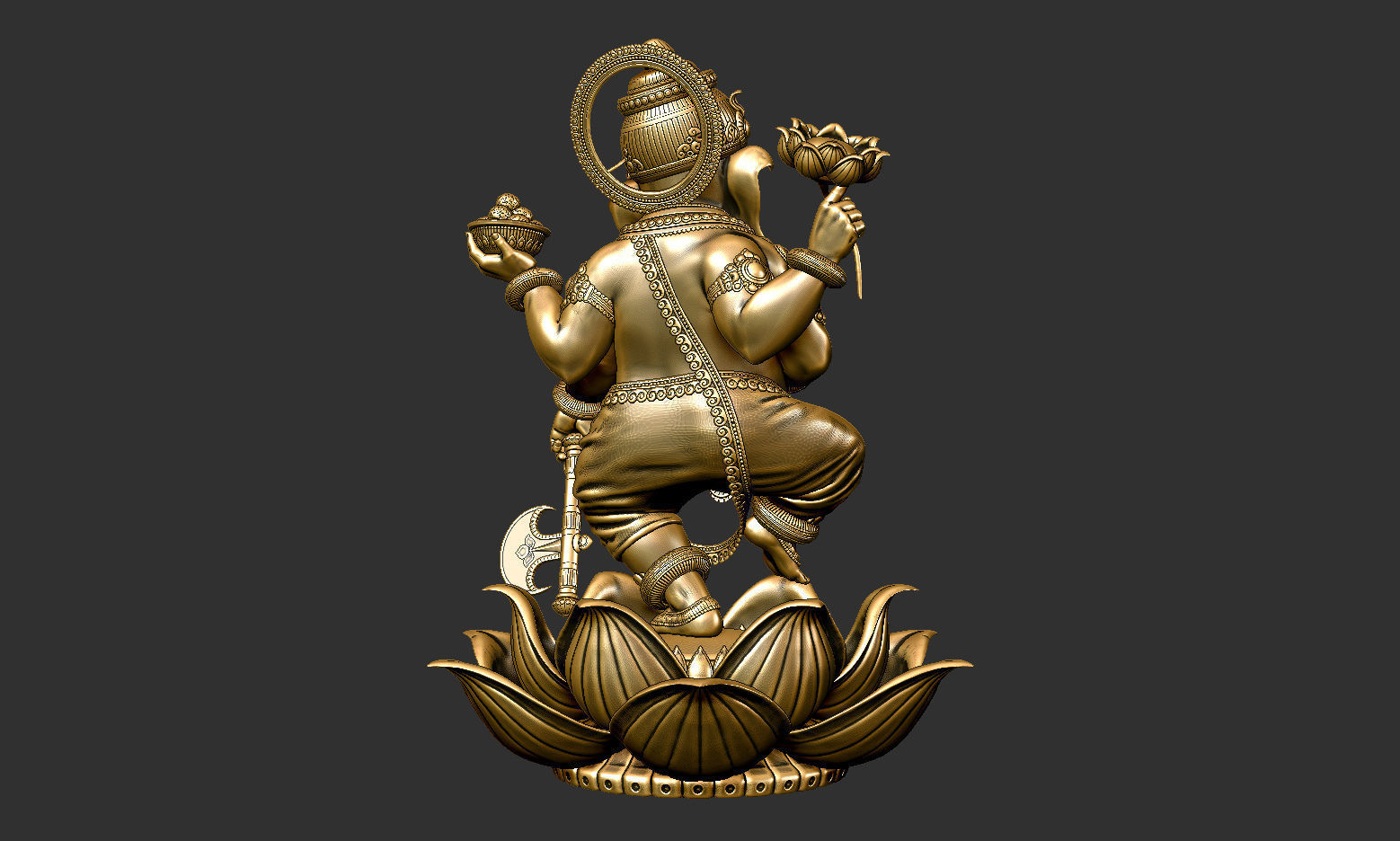 Ganesha 3D model 3D printable | CGTrader