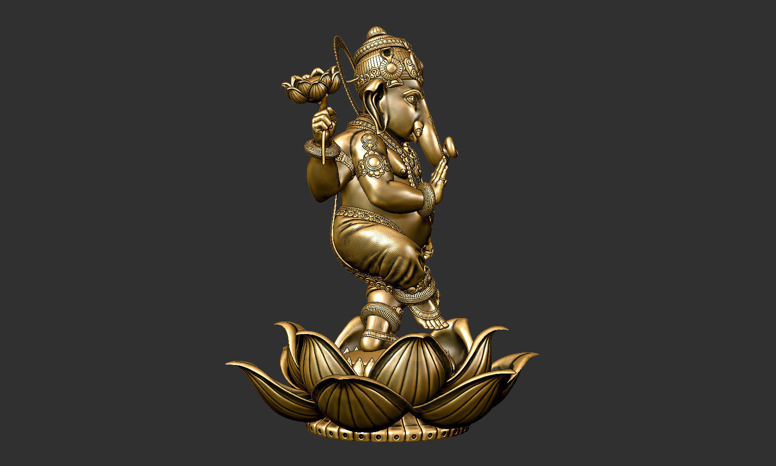 Ganesha 3D model 3D printable | CGTrader