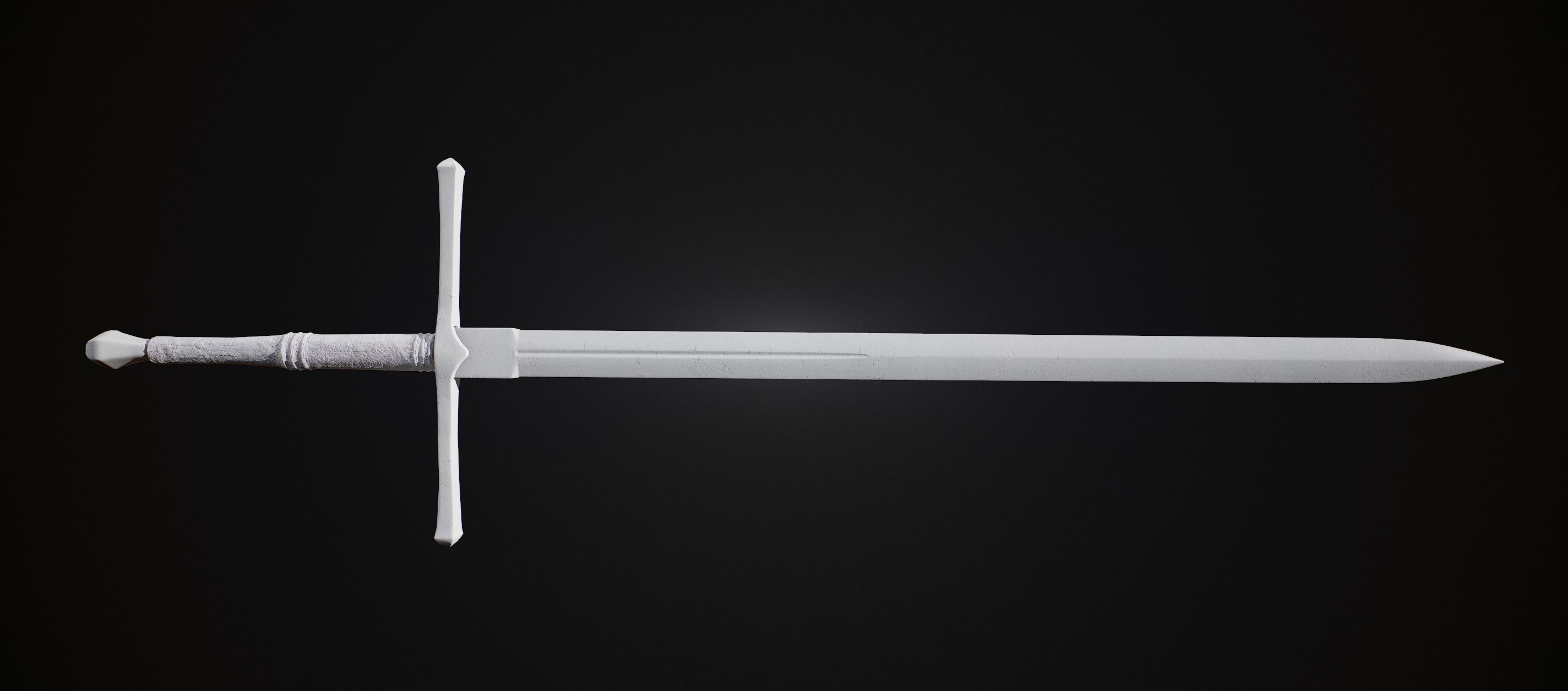 3D model PBR Realistic Medieval Greatsword -A VR / AR / low-poly | CGTrader