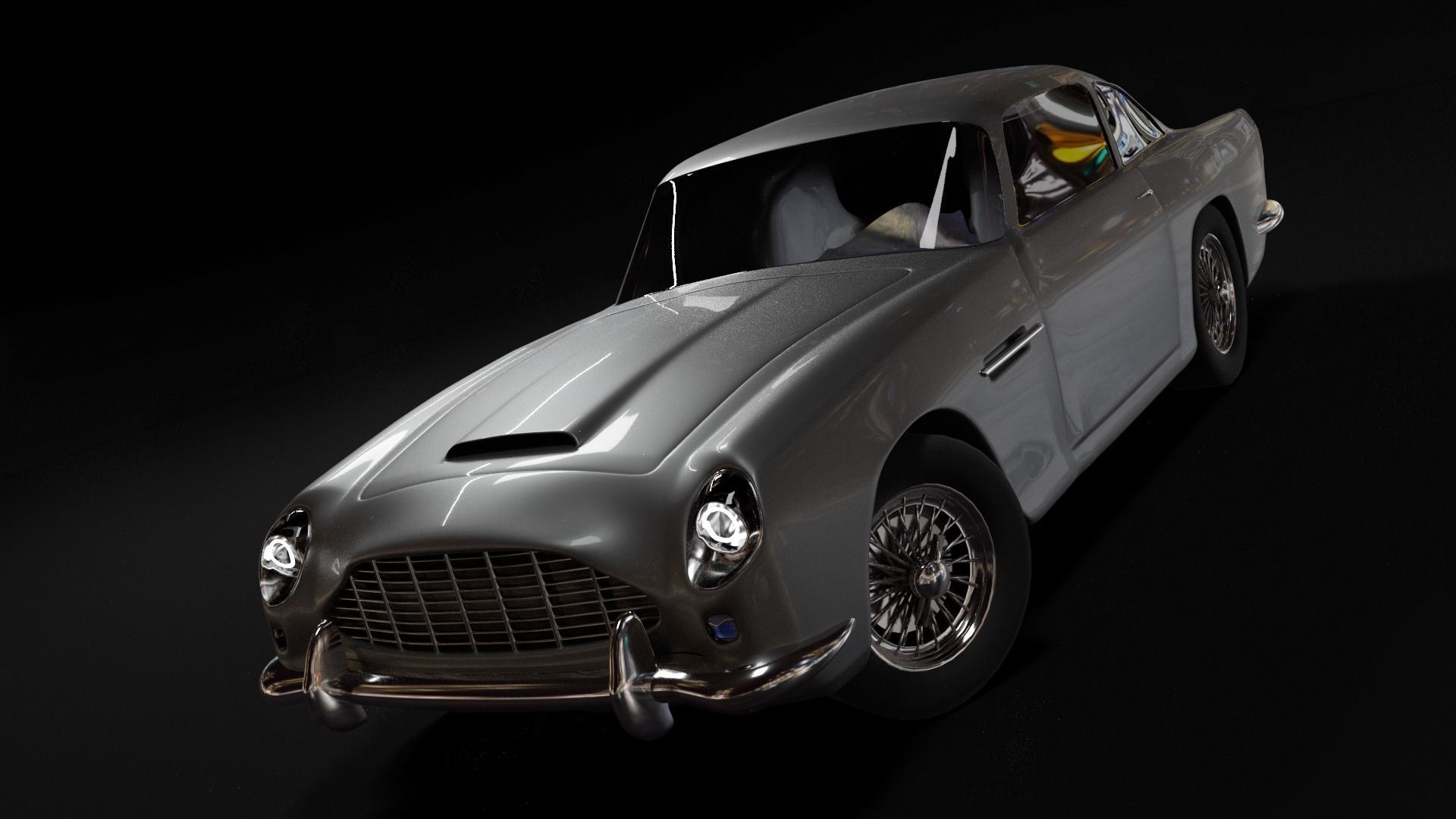 Aston Martin DB5 3d model 3D model | CGTrader