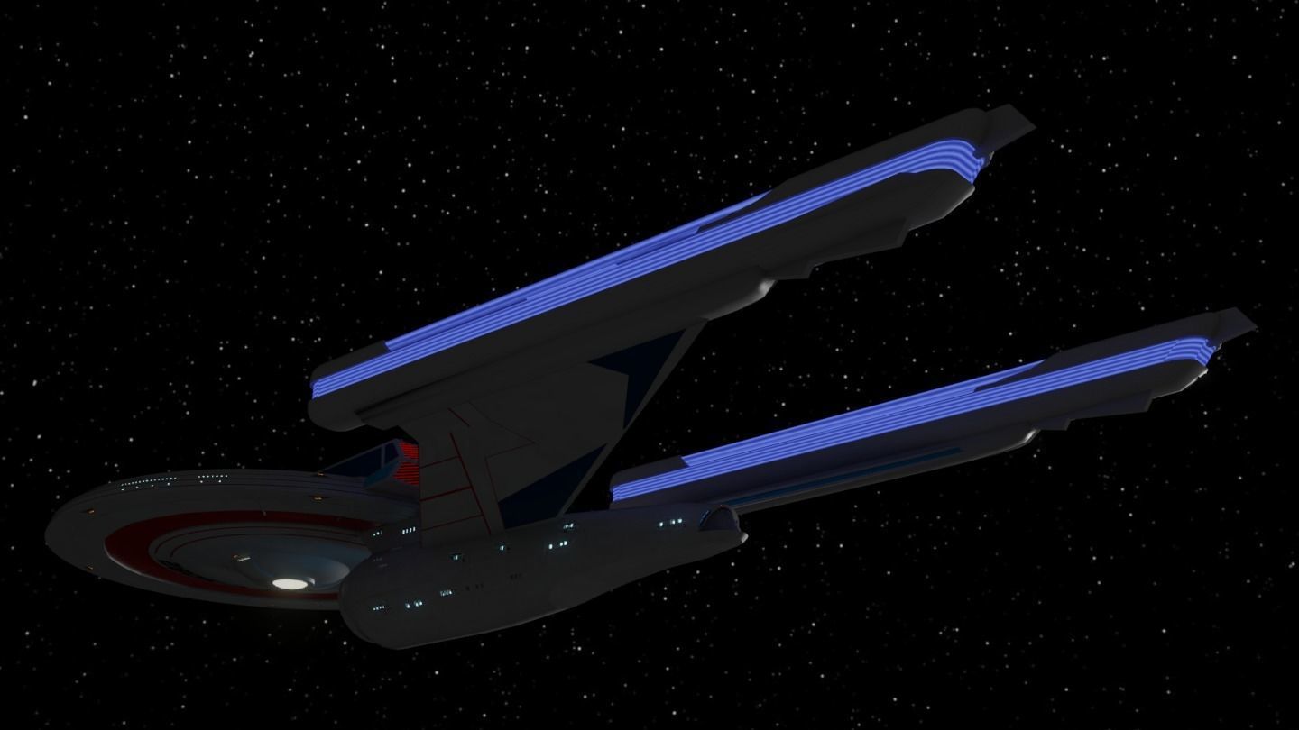 Lexington Class Command Cruiser free 3D model | CGTrader
