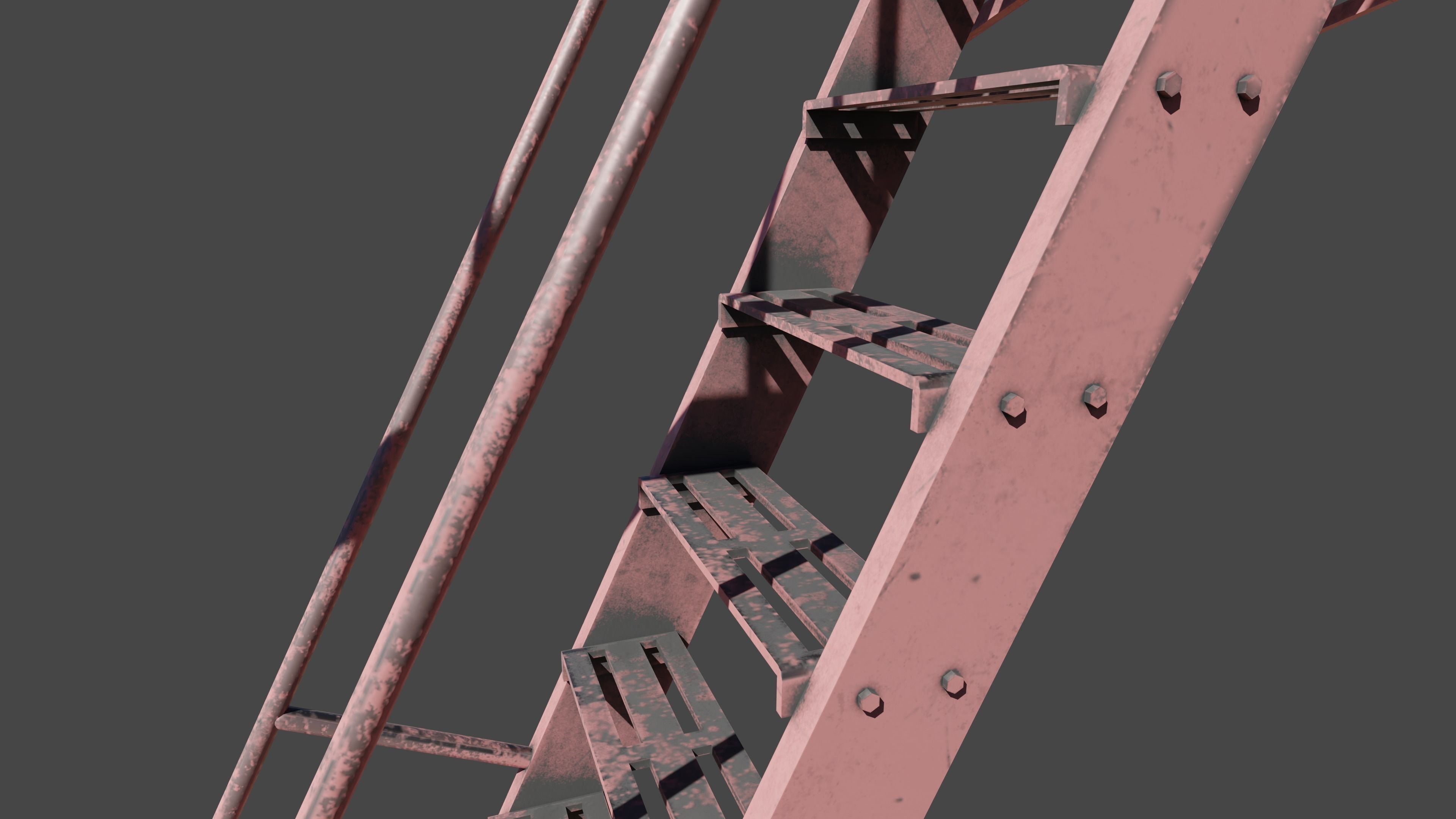 Fire Escape Staircase 3D model | CGTrader
