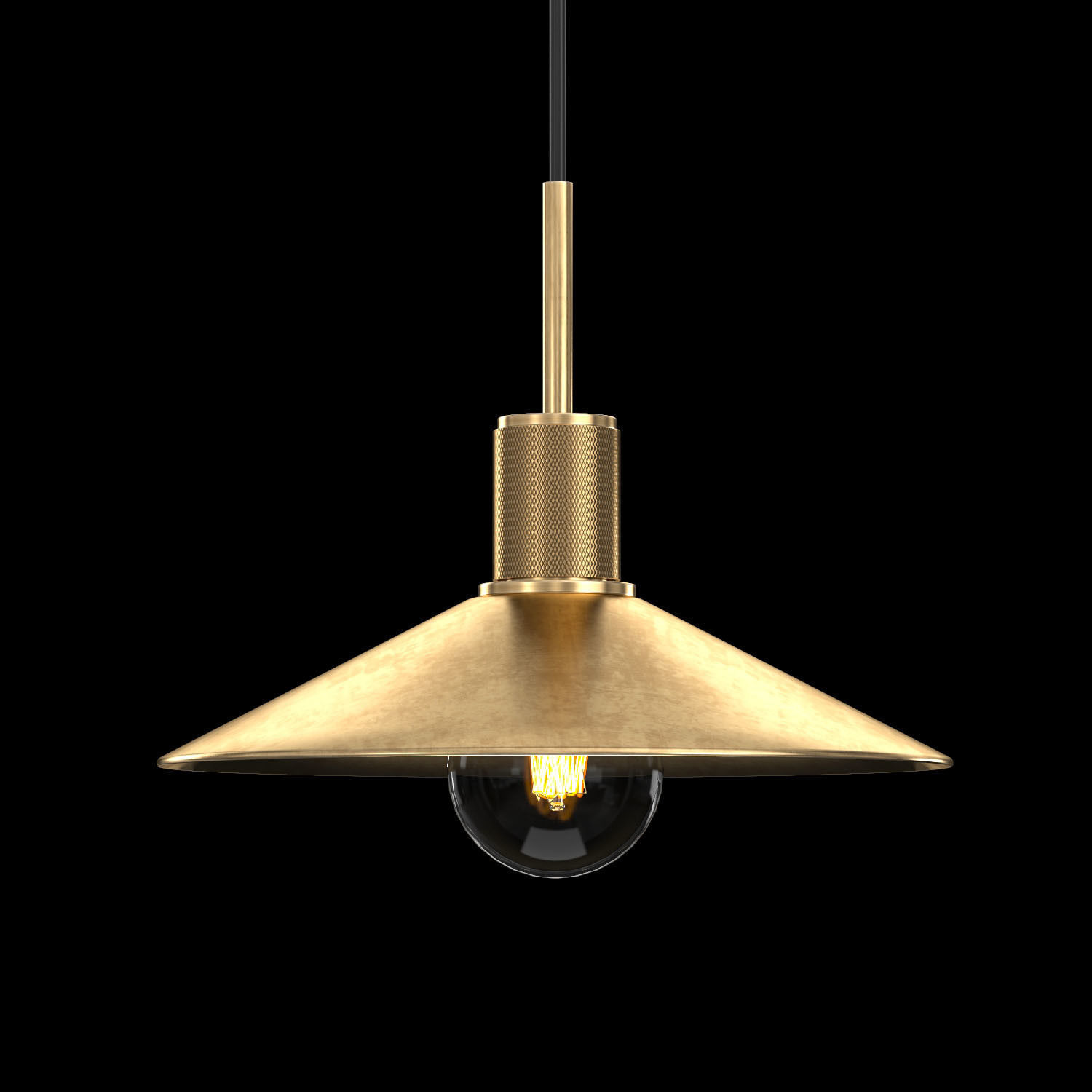 UTILITAIRE SLOPE METAL SHADE PENDANT 3D model | CGTrader