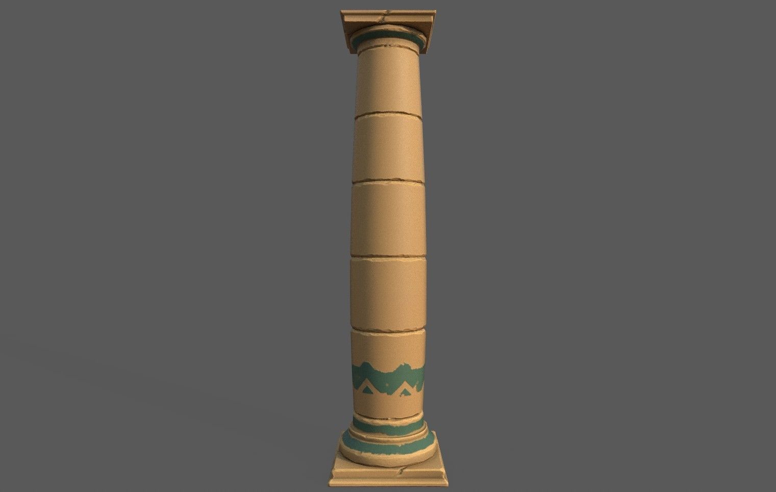 3D model Stylized Sand Pillar VR / AR / low-poly | CGTrader