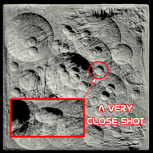 Moon surface 3D model | CGTrader