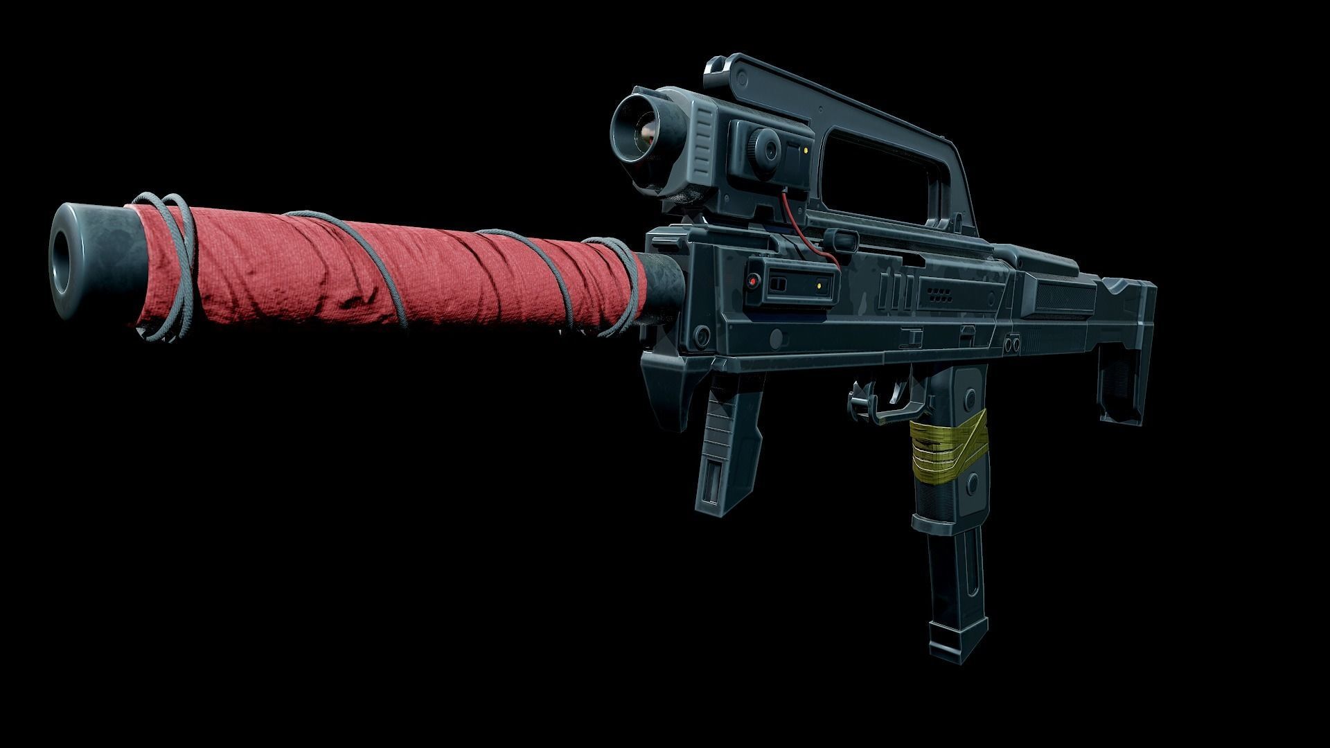 3D model FMG 9 - Sub-Machine Gun VR / AR / low-poly | CGTrader