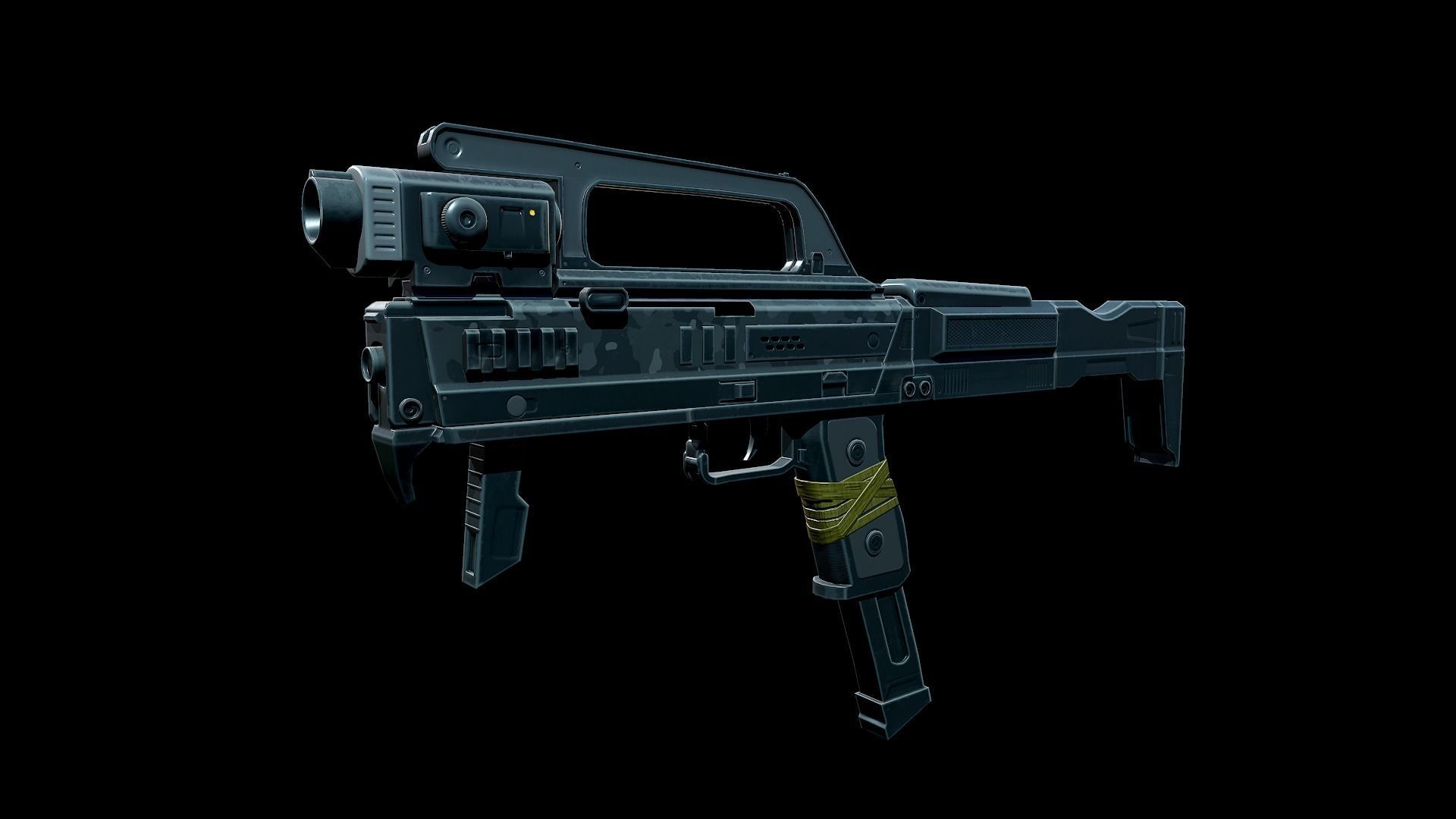 3D model FMG 9 - Sub-Machine Gun VR / AR / low-poly | CGTrader