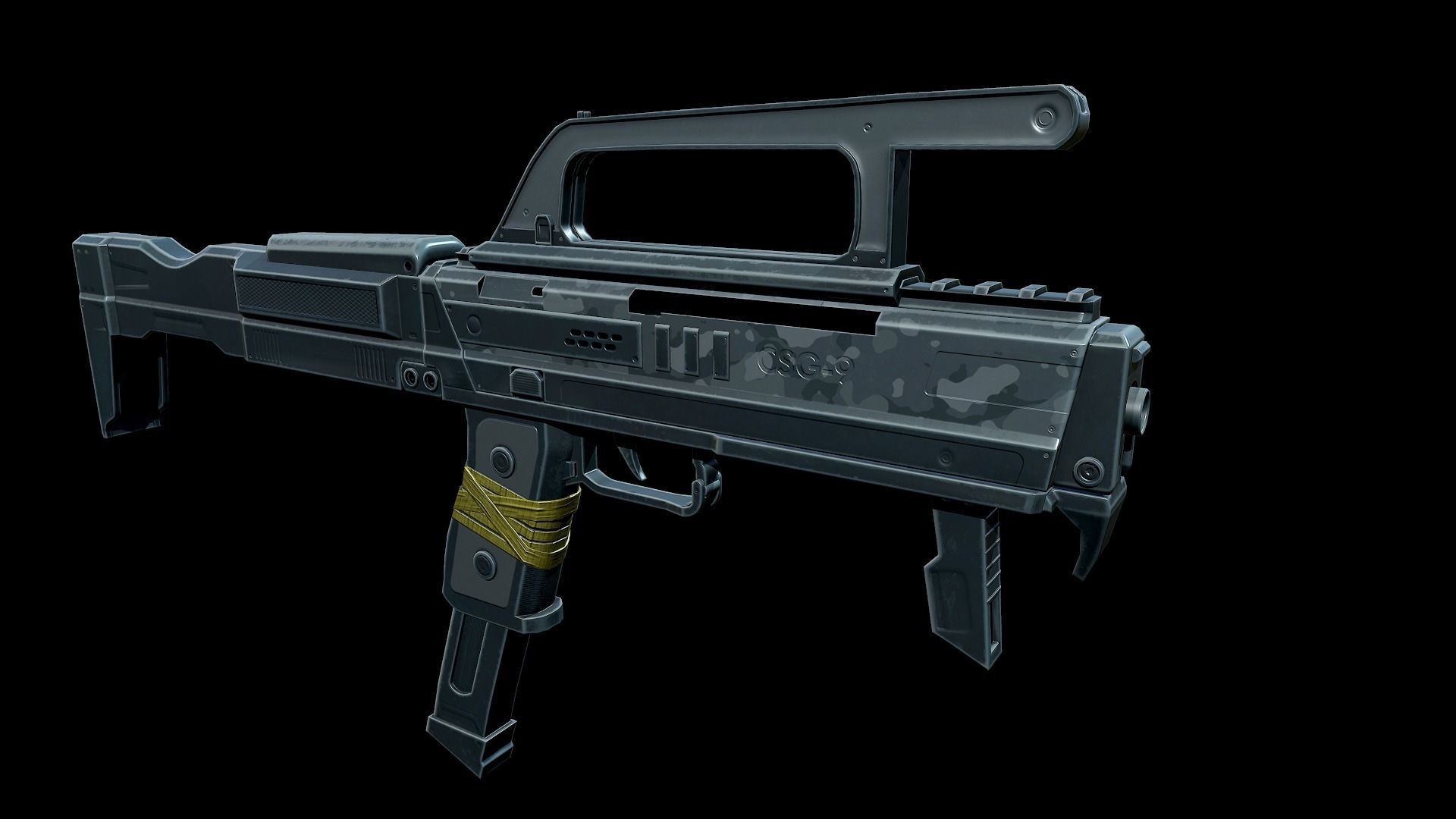 3D model FMG 9 - Sub-Machine Gun VR / AR / low-poly | CGTrader