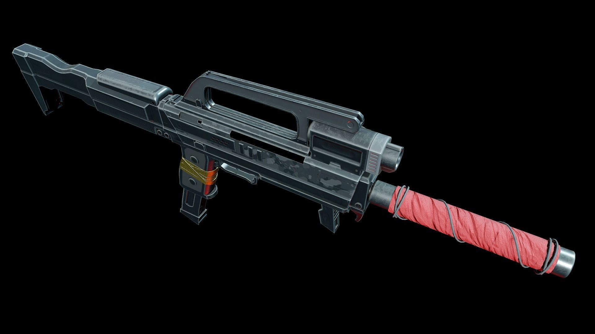 3D model FMG 9 - Sub-Machine Gun VR / AR / low-poly | CGTrader