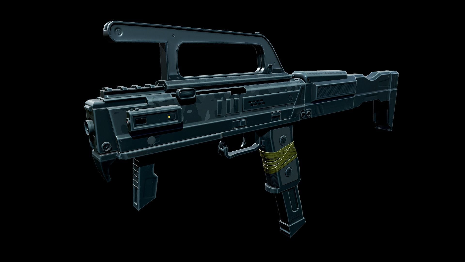 3D model FMG 9 - Sub-Machine Gun VR / AR / low-poly | CGTrader