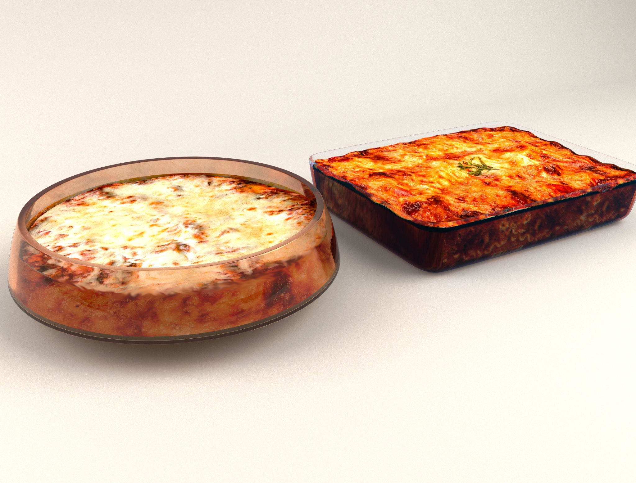 Lasagna 3D model | CGTrader