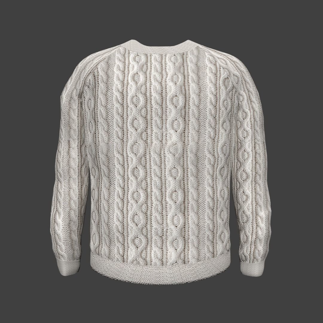 3D model sweater VR / AR / low-poly | CGTrader