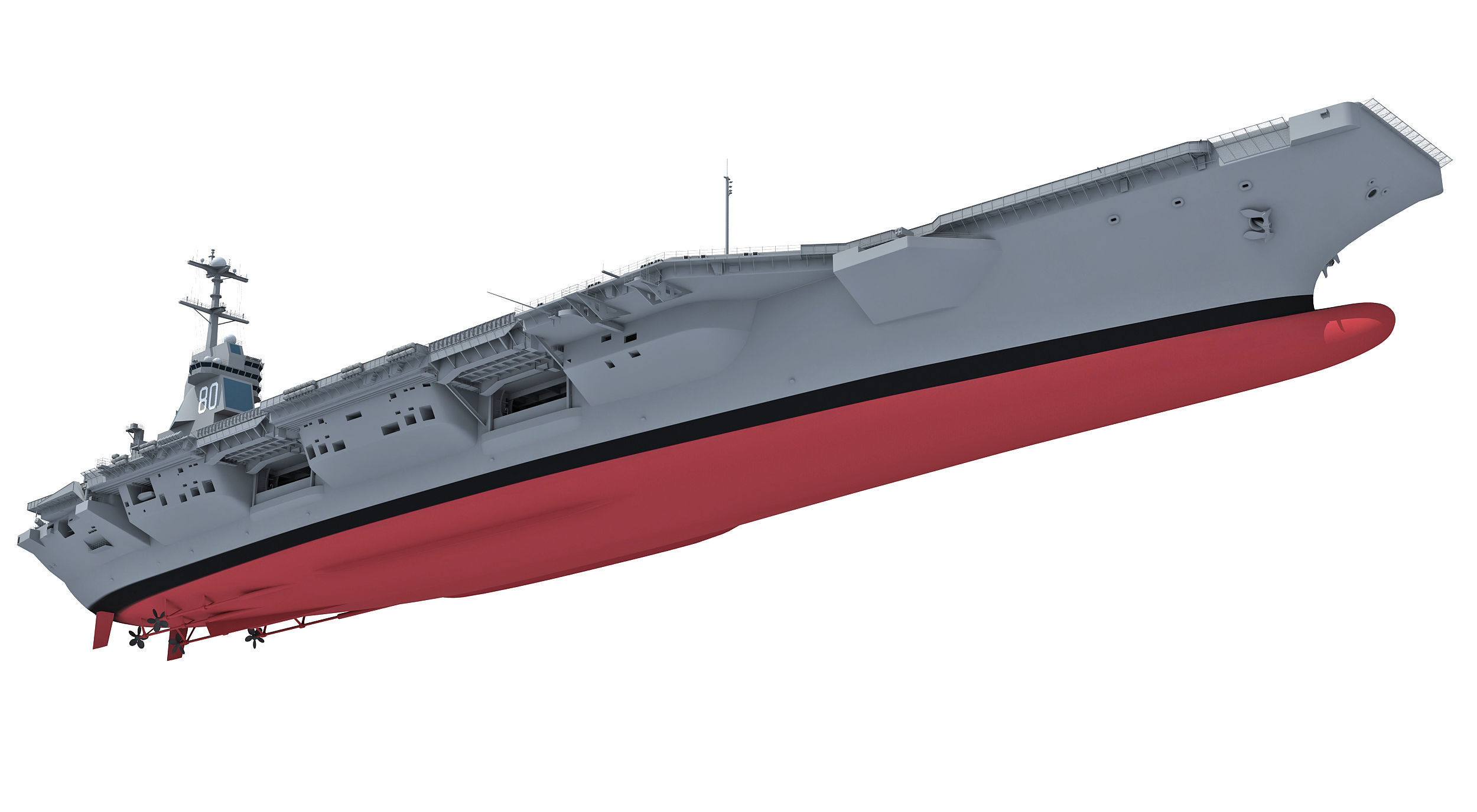 USS Enterprise CVN-80 Aircraft Carrier 3D model | CGTrader