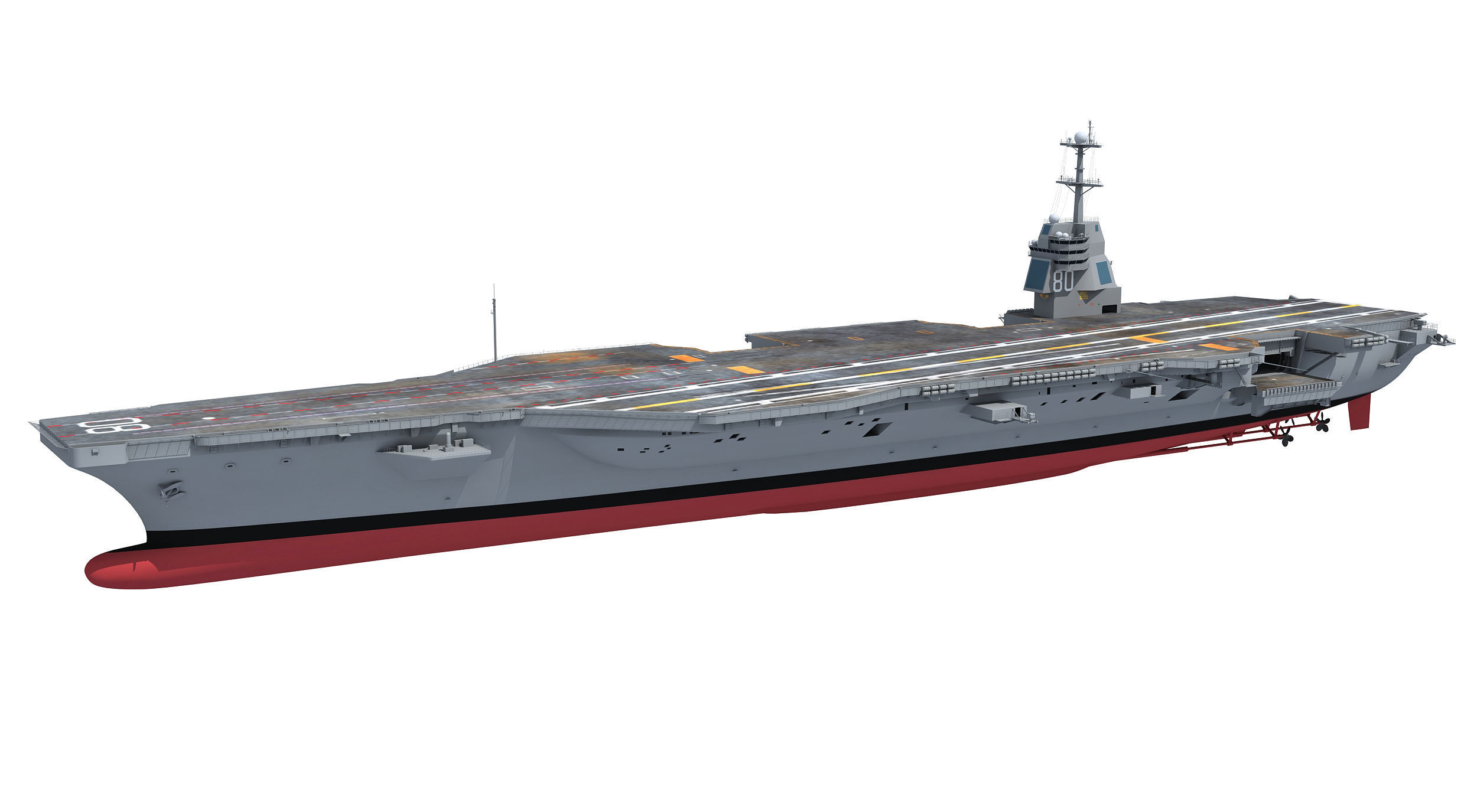 USS Enterprise CVN-80 Aircraft Carrier 3D model | CGTrader