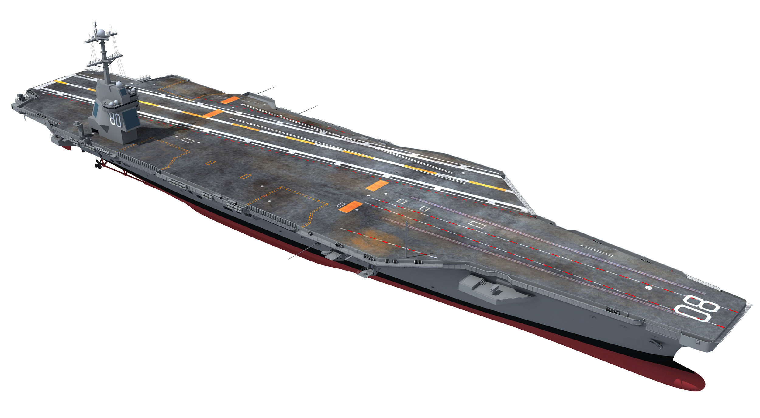 USS Enterprise CVN-80 Aircraft Carrier 3D model | CGTrader