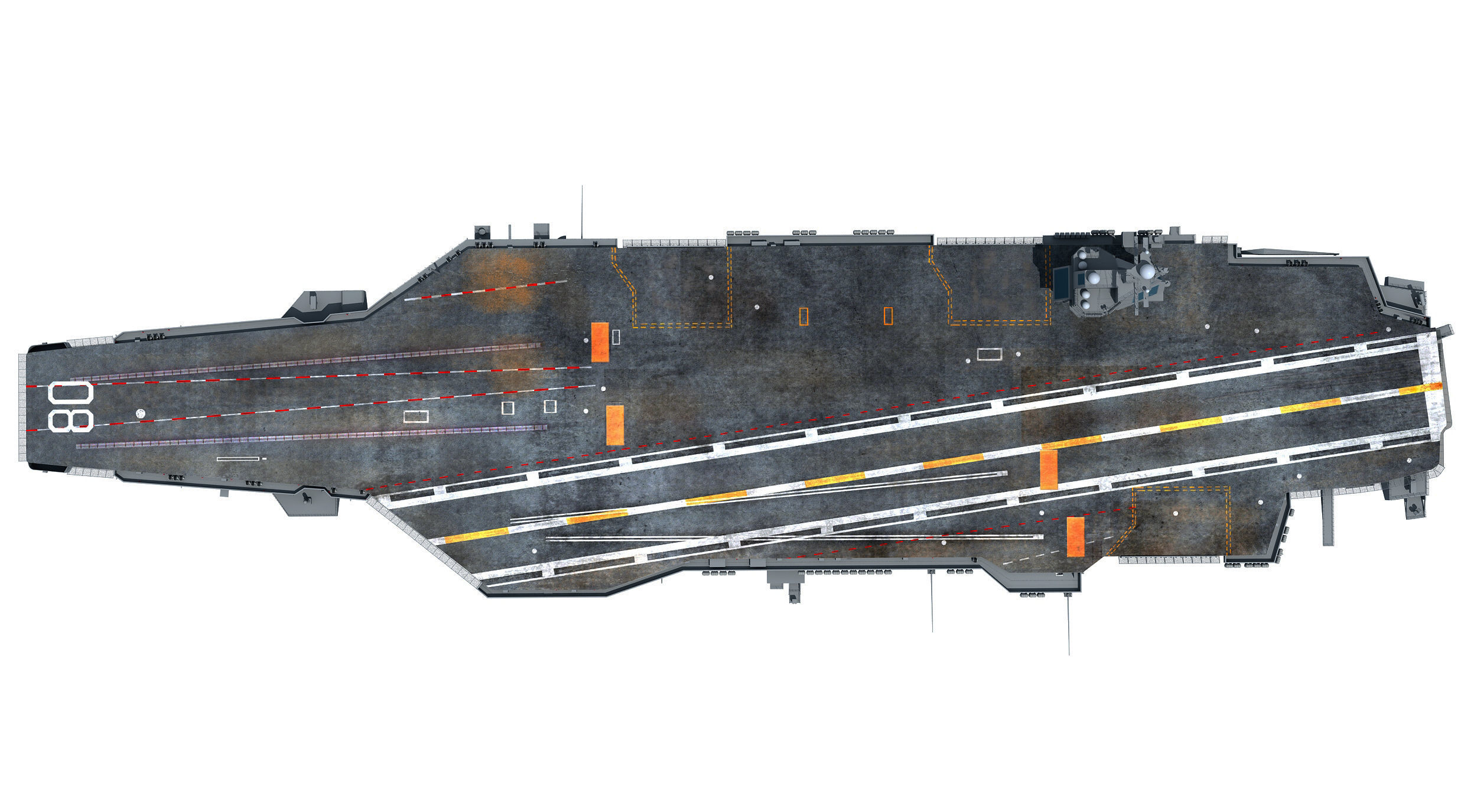 USS Enterprise CVN-80 Aircraft Carrier 3D model | CGTrader