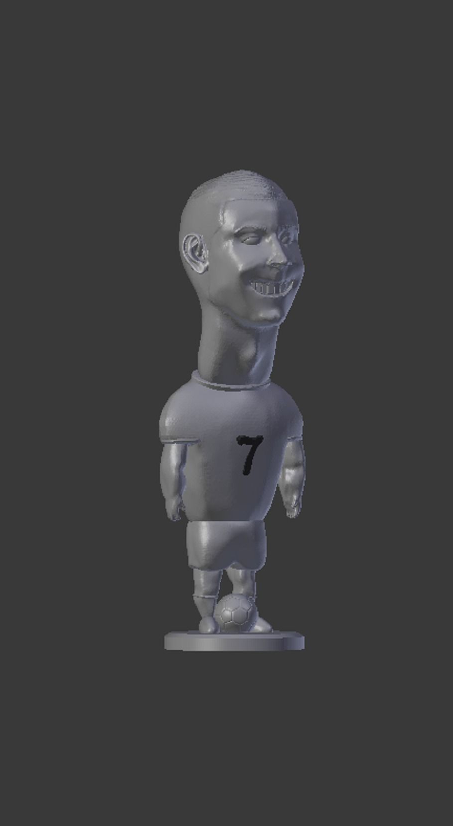 CRISTIANO RONALDO CR7 3D model 3D printable | CGTrader