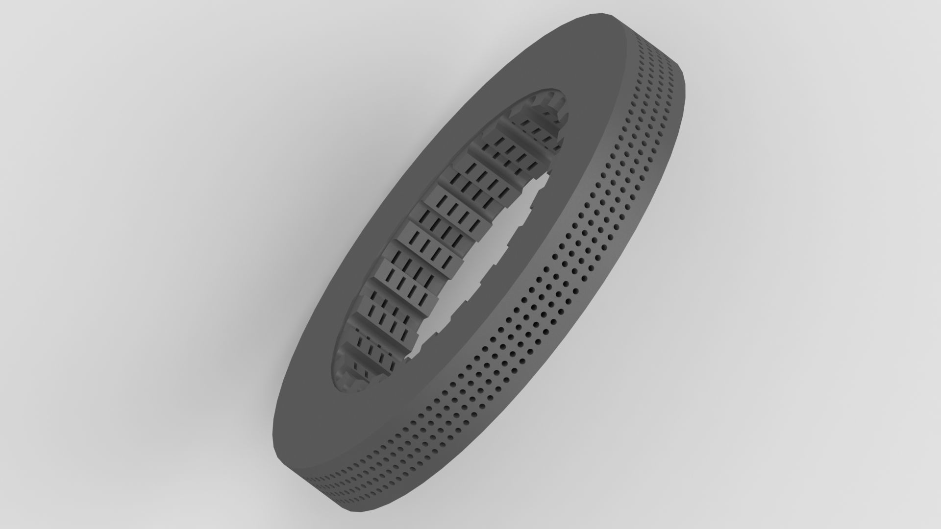 F1 CAR CERAMIC VENTILATED BRAKE DISC 3D model | CGTrader