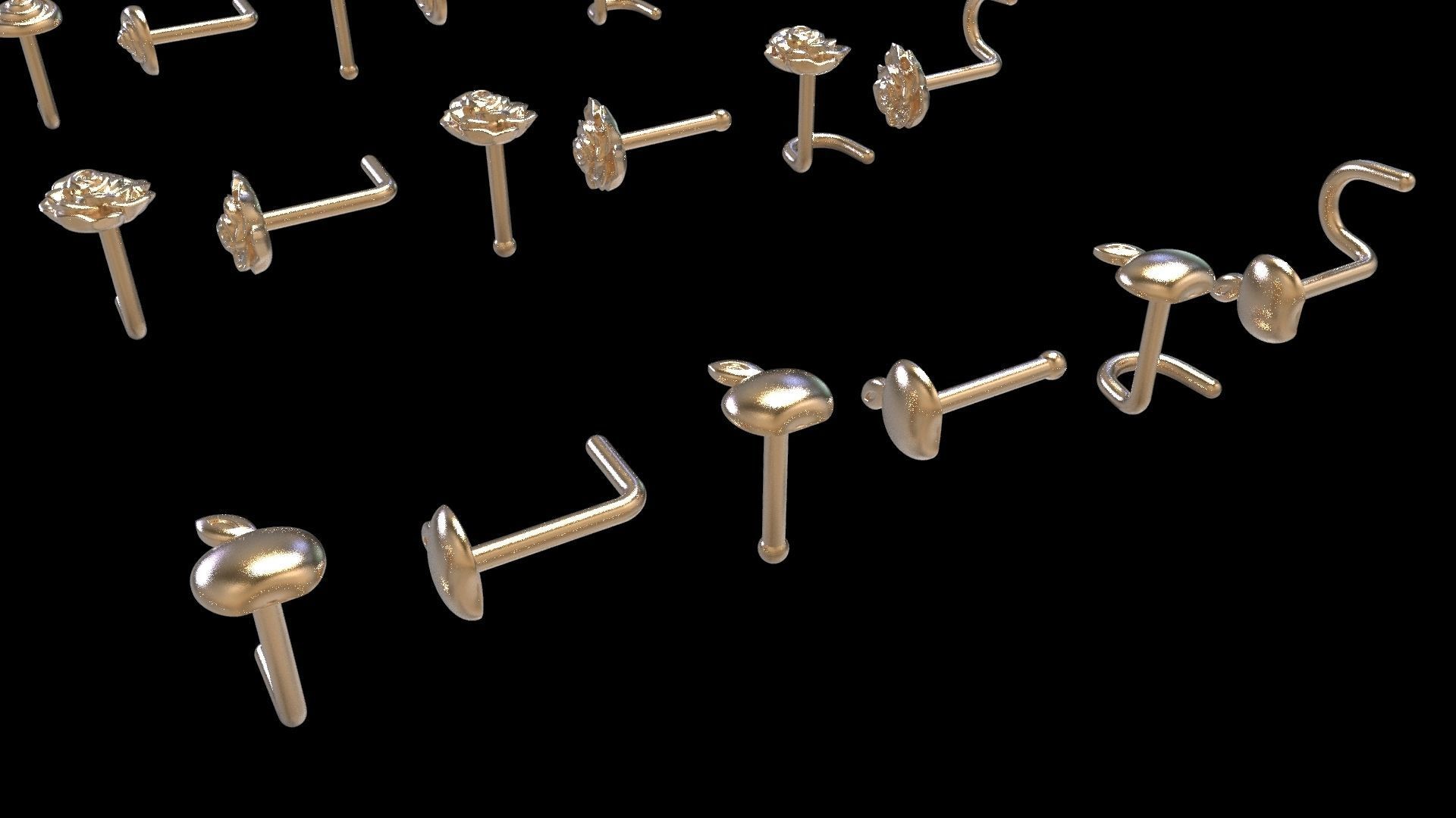 Piercing E0-0000074 3D model 3D printable | CGTrader