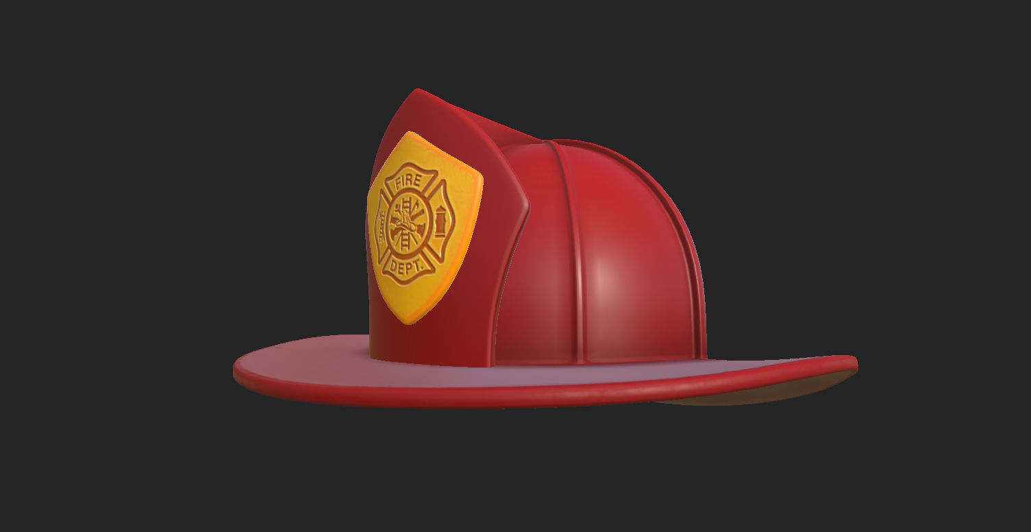 Firefighter Helmet 3D model | CGTrader