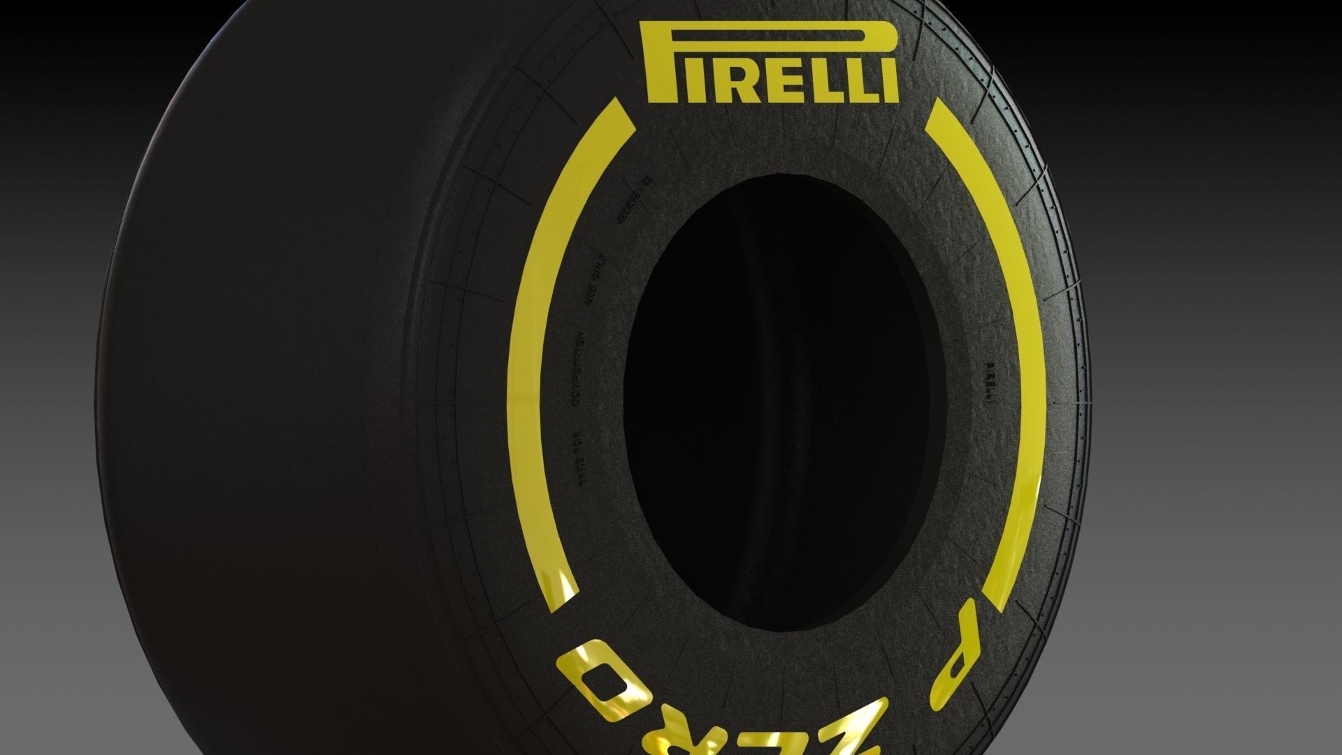 F1 PIRELLI P ZERO TIRE 3D model | CGTrader