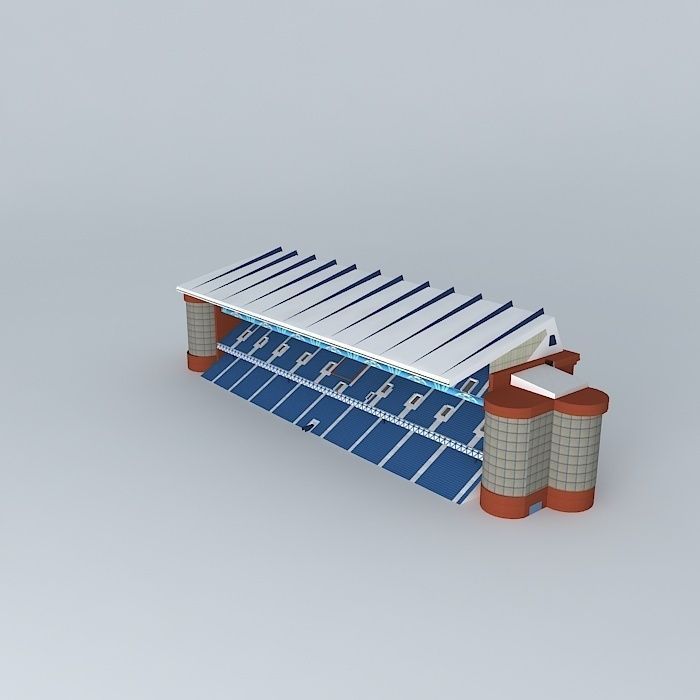 Stadium stand free 3D model | CGTrader