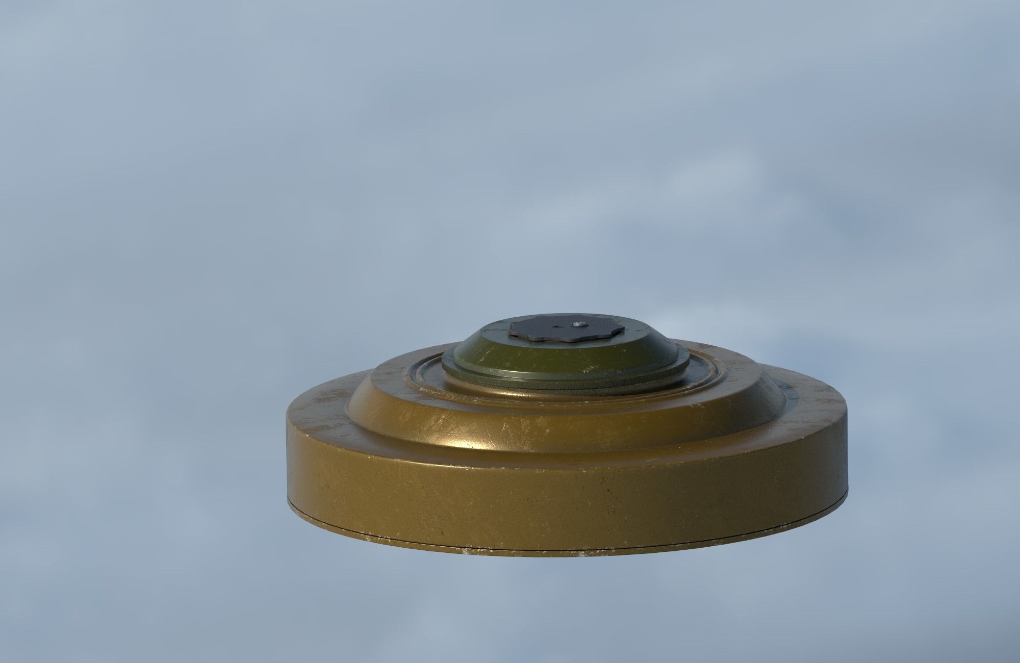 antitank mine 3D model | CGTrader