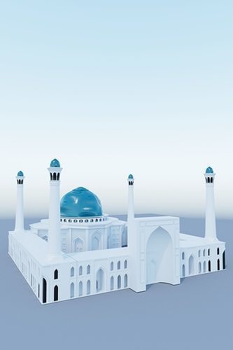 mosque 3d model 3D model | CGTrader