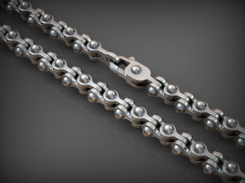 Chain link 154 3D model 3D printable | CGTrader
