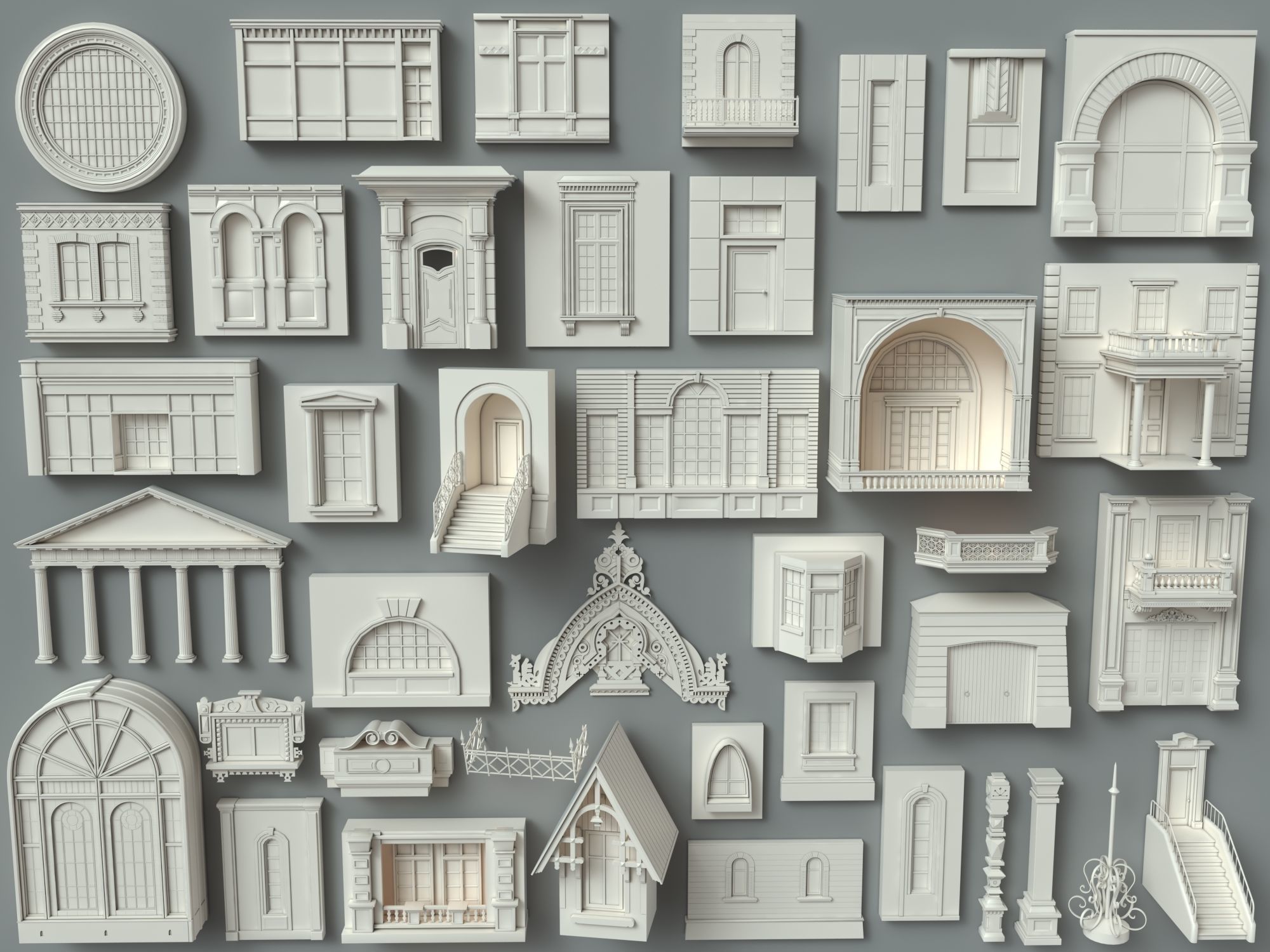 Classical Facade Revit