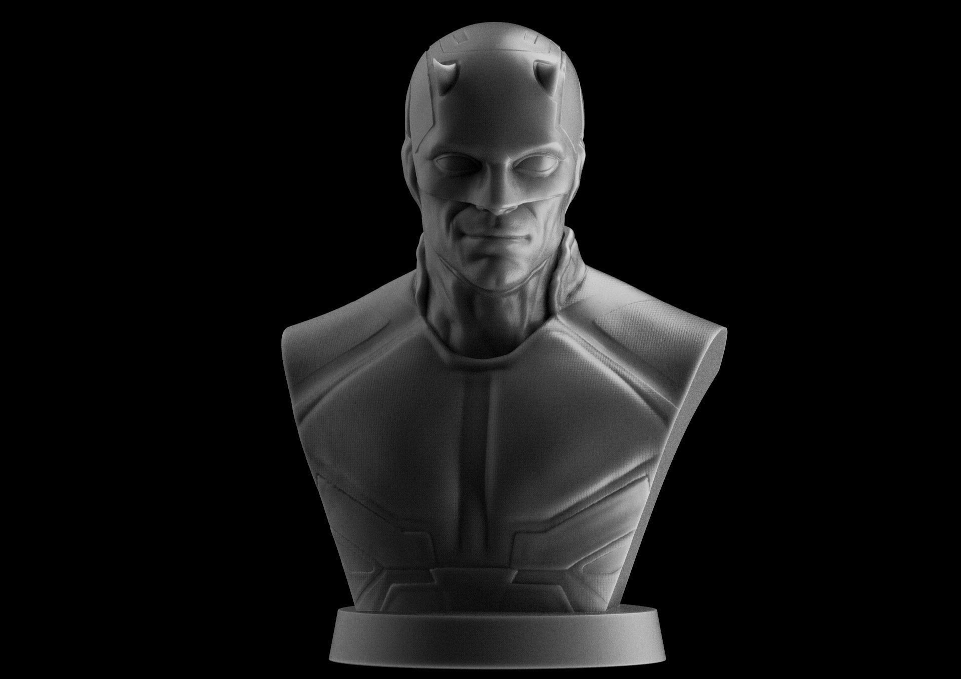 Fake Daredevil - Bullseye Bust 3D model 3D printable | CGTrader