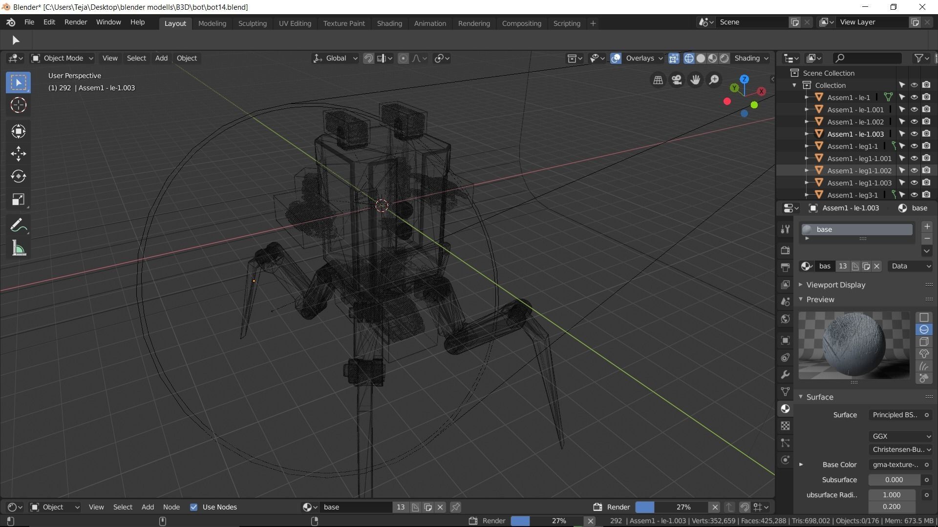 Concept bot free VR / AR / low-poly 3D model | CGTrader