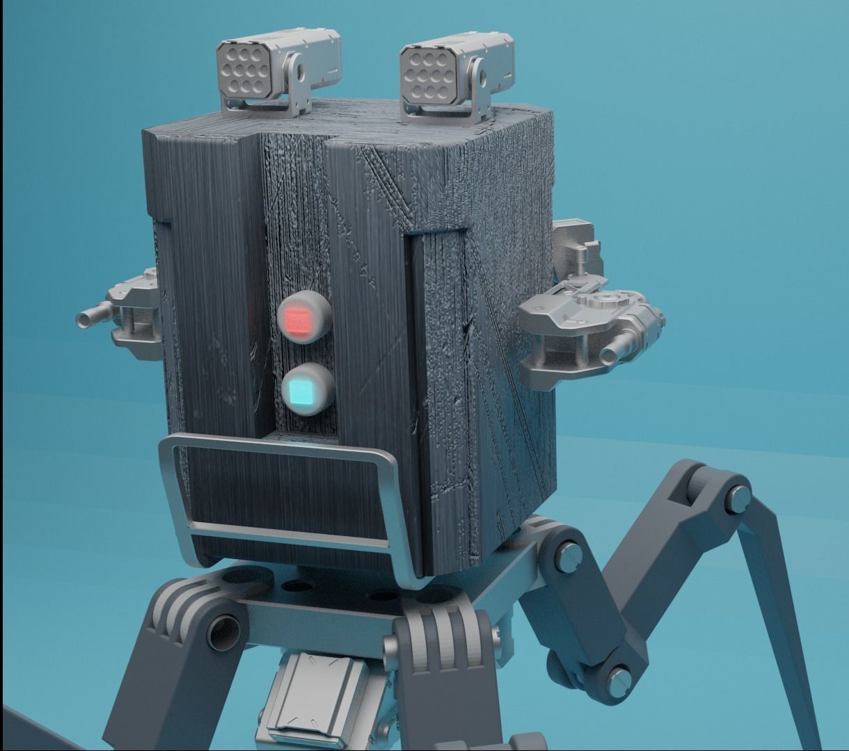 Concept bot free VR / AR / low-poly 3D model | CGTrader