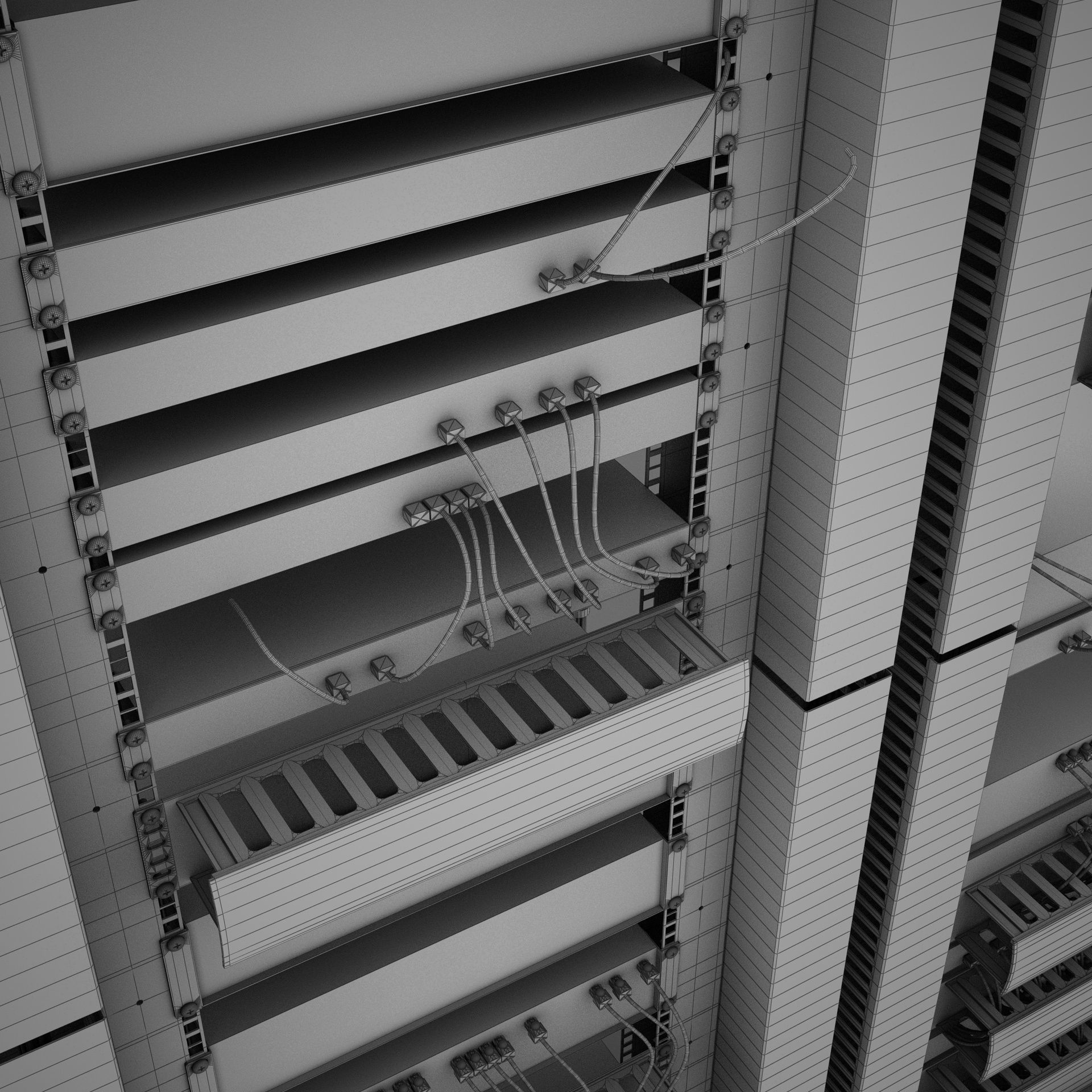 Server Room HD 3D model | CGTrader