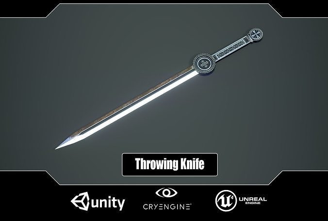 3D model Throwing Dagger VR / AR / low-poly | CGTrader