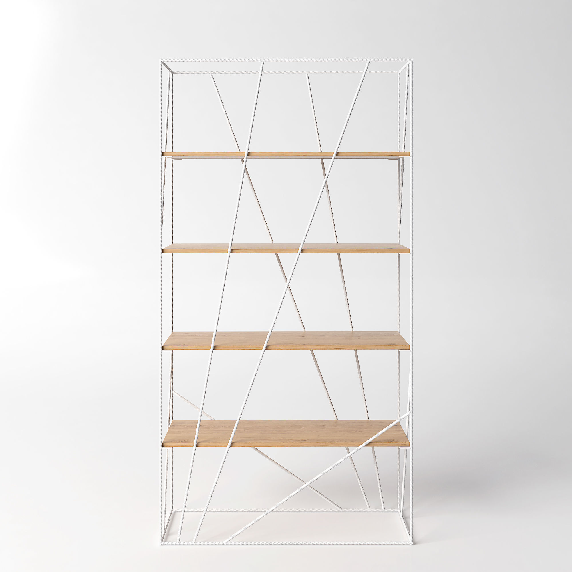 Rebar shelf industrial design 3D model | CGTrader