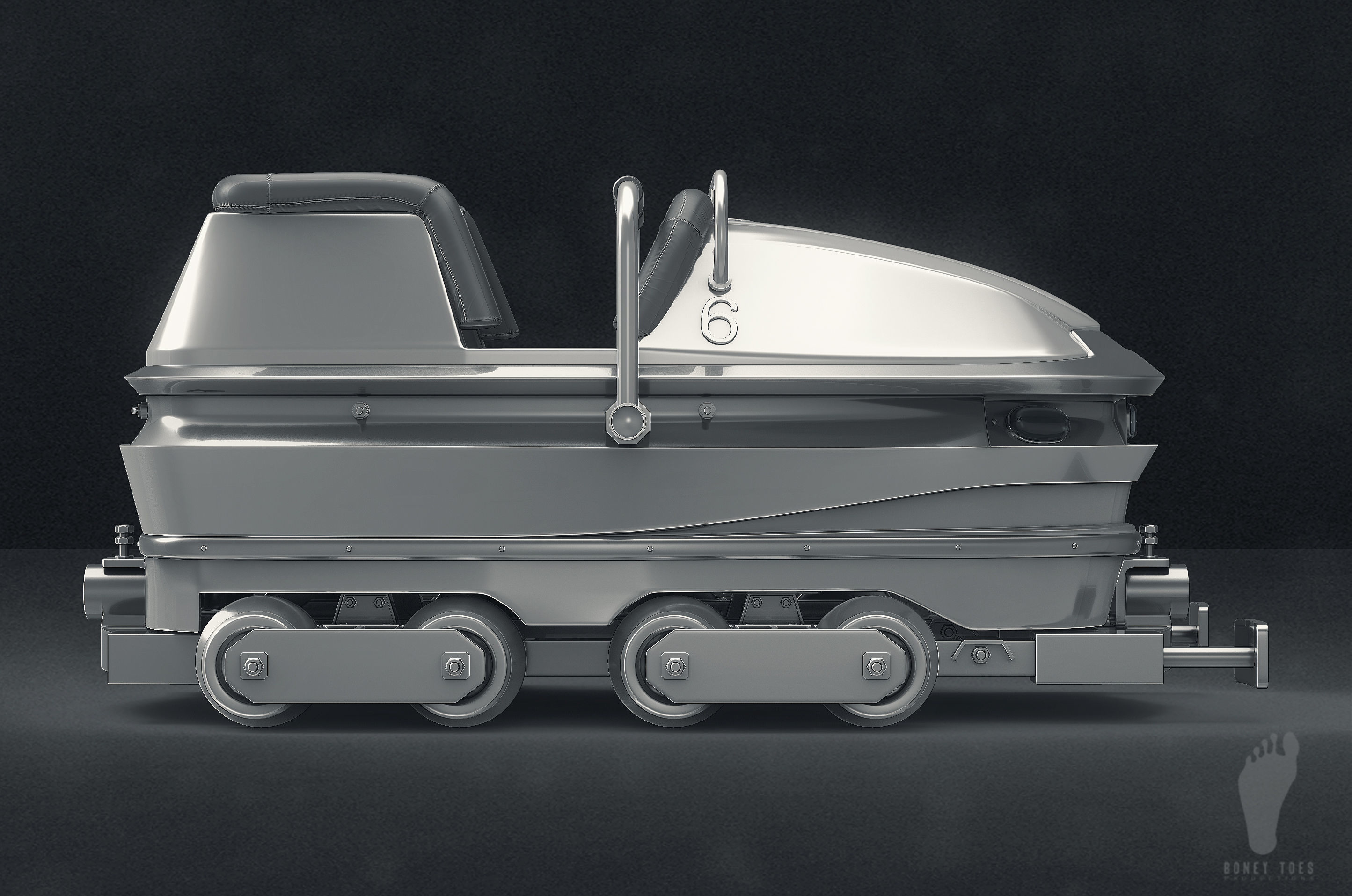 3D ROLLER COASTER CART 3D model | CGTrader