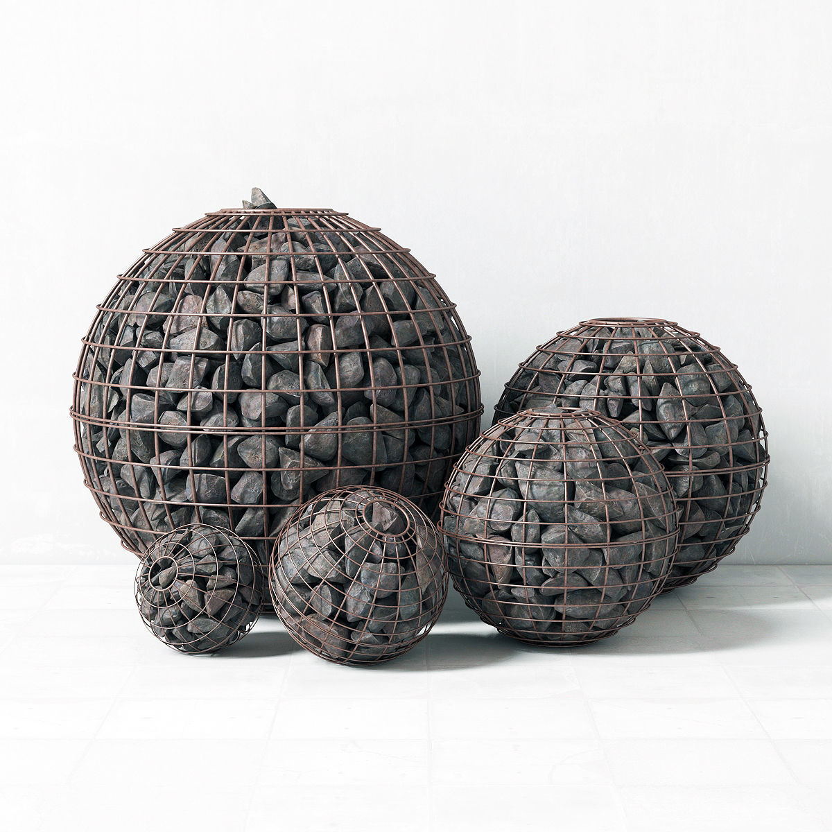 Gabion sphere form 3D model | CGTrader