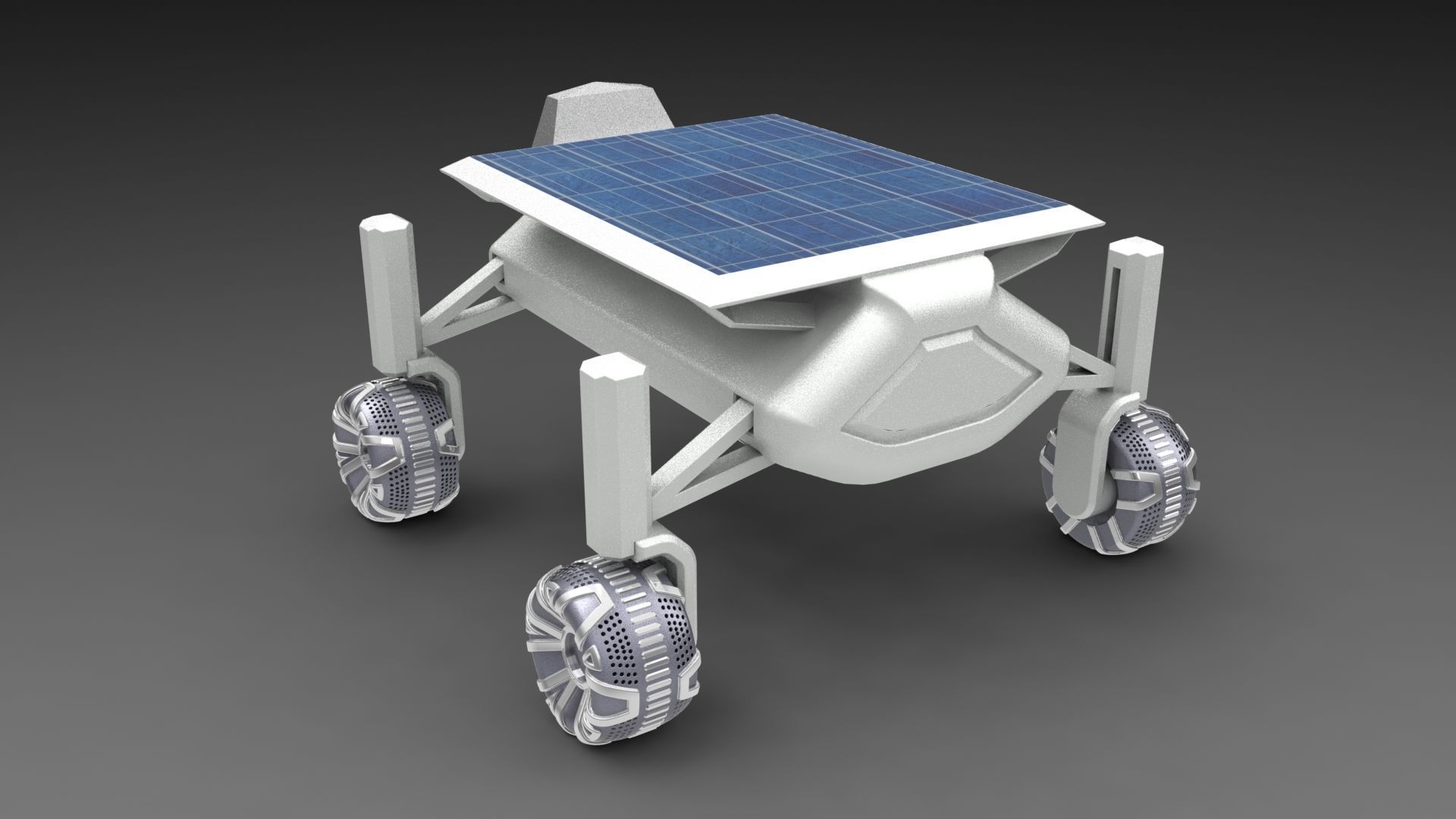 Moon Robot 3D model animated | CGTrader