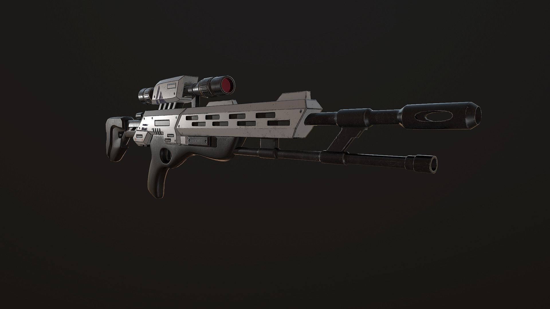 Viper sniper rifle free VR / AR / low-poly 3D model | CGTrader