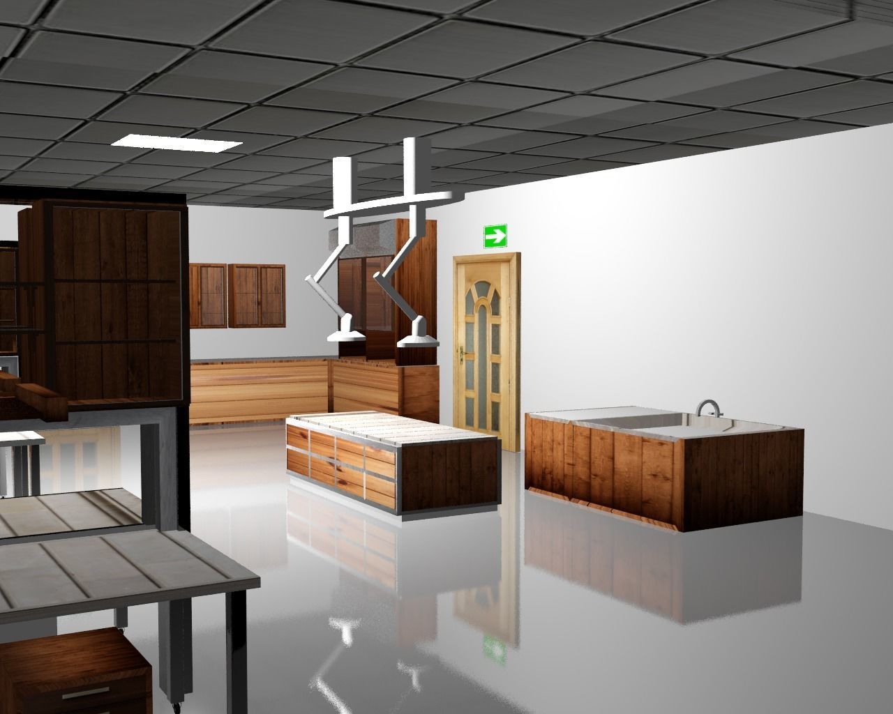 3d lab design 3D model animated | CGTrader