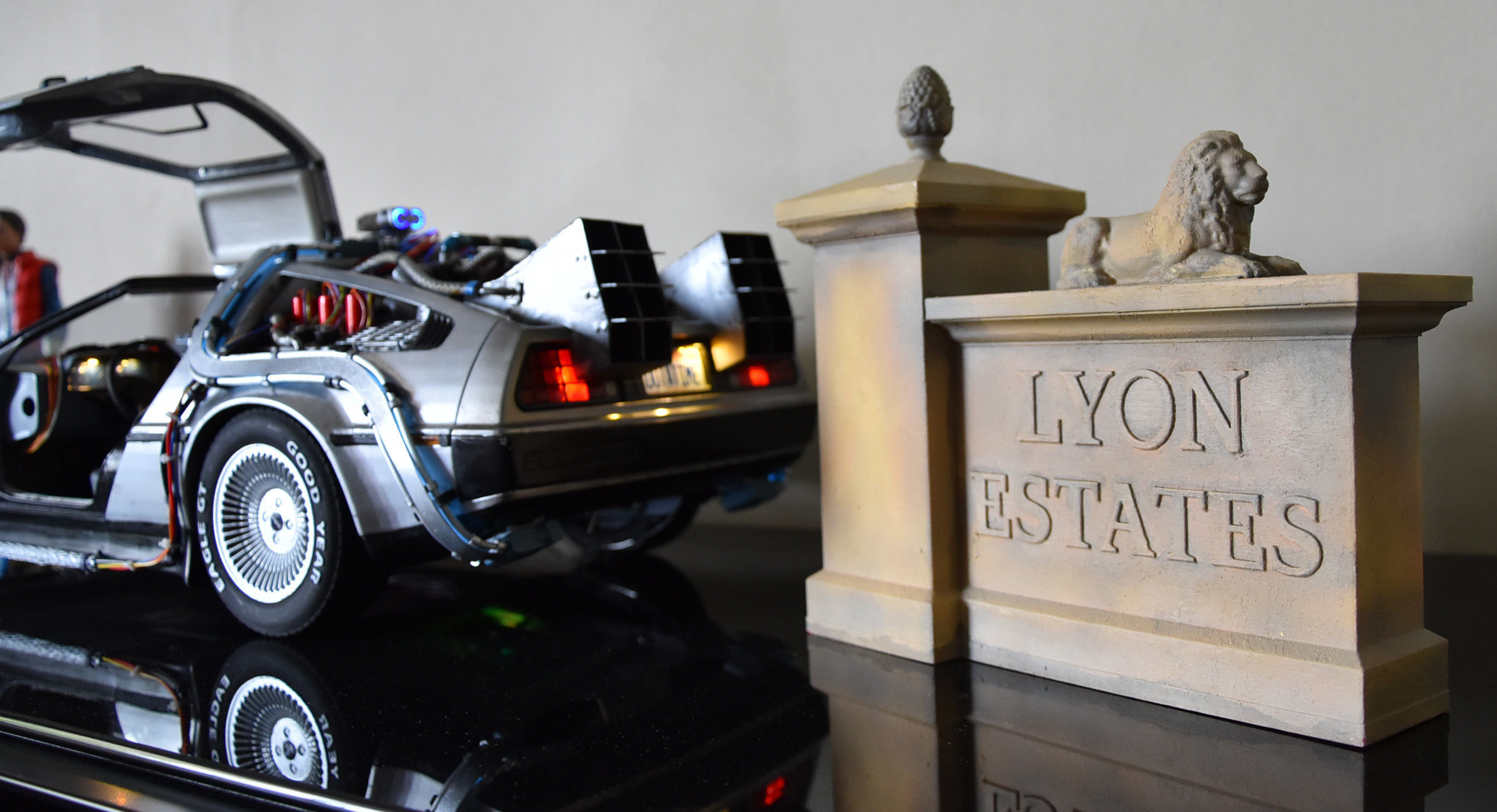 LYON ESTATES Gate Back to the Future 3D model 3D printable | CGTrader
