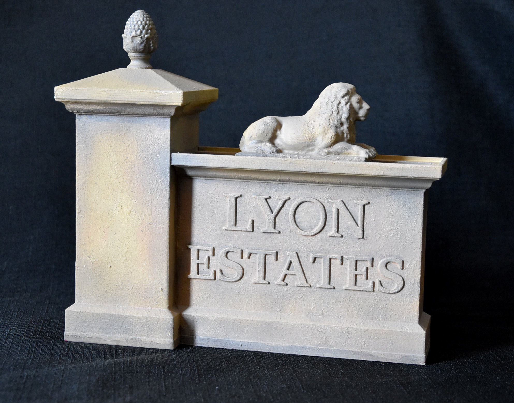 LYON ESTATES Gate Back to the Future 3D model 3D printable | CGTrader