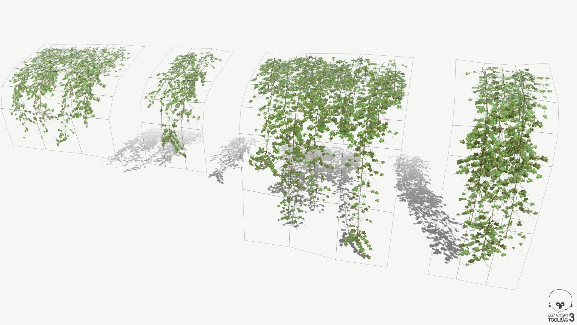 3D model Ivy Modular Assets VR / AR / low-poly | CGTrader