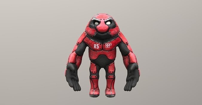 3D model R5 robot VR / AR / low-poly | CGTrader